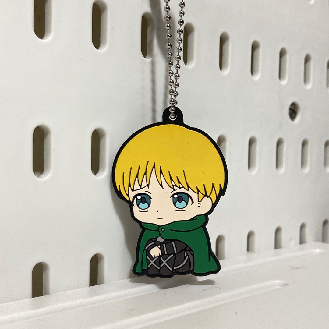 Attack On Titan Armin Arlert Rubber Keychain Merch, Hobbies & Toys ...