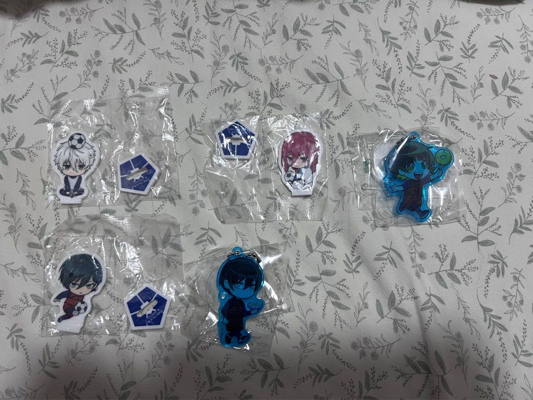Blue lock mini standees and keychains seishiro nagi itoshi rin chigiri ...