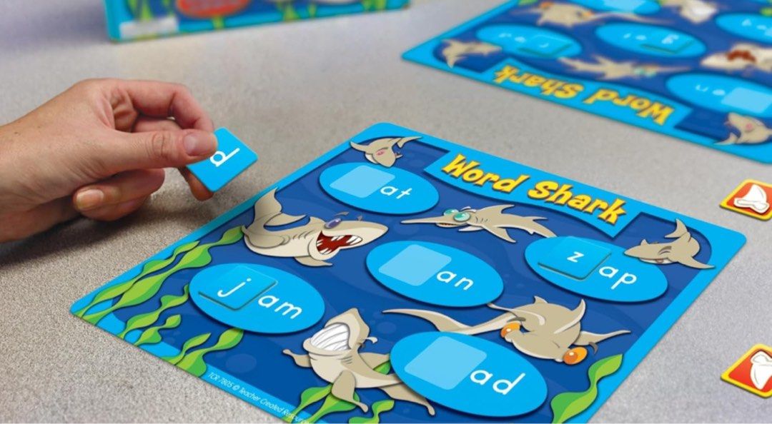 BNIB Teacher Created Resources Consonant Short Vowels Word Shark Game ...