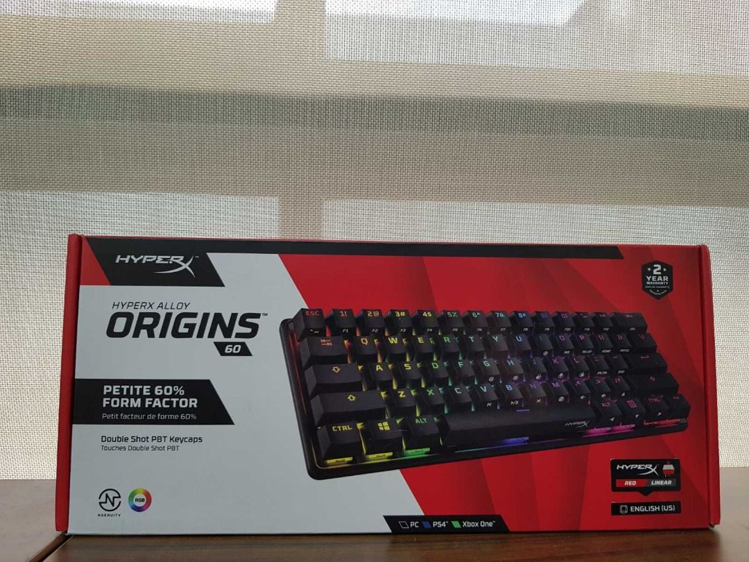 Brand New! HyperX AG001 Alloy Origins 60 - Mechanical Gaming Keyboard ...