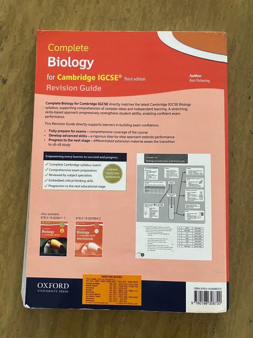 Buku Biology Cambridge IGCSE, Buku & Alat Tulis, Buku Pelajaran di ... Buku Biology Cambridge IGCSE, Buku & Alat Tulis, Buku Pelajaran di ...