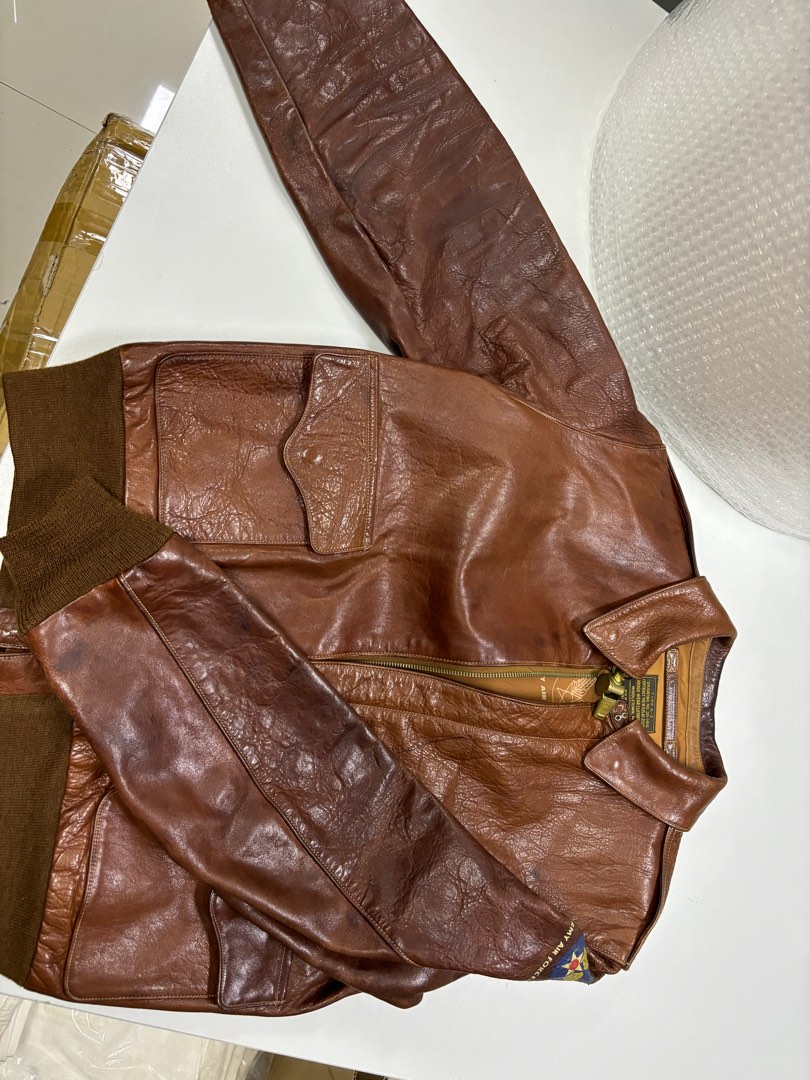 Buzz rickson A2 flight jacket horsehide, Men's Fashion, Coats, Jackets and Outerwear on Carousell
