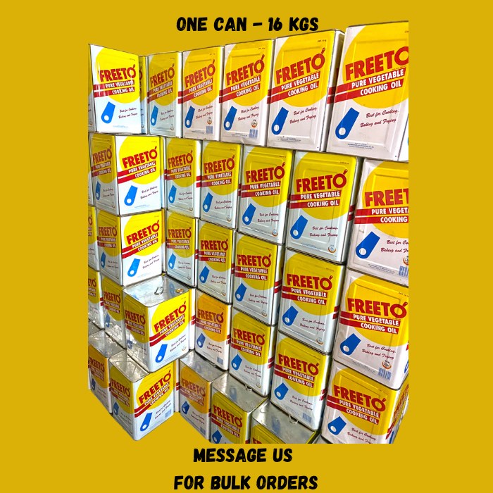 CAN OF FREETO OIL (16KGS PER CAN), Food & Drinks, Packaged & Instant ...