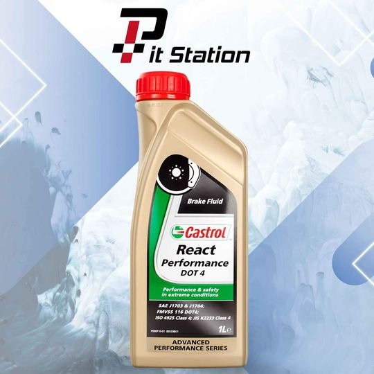 CASTROL React SRF Brake Fluid 1L 迫力油, 汽車配件, 改裝、內外零件 - Carousell
