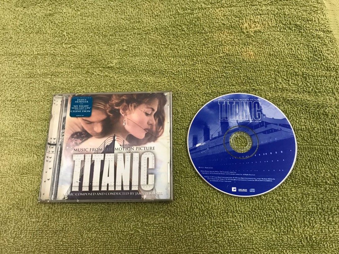 CD Titanic Music From The Motion Picture, Hobbies & Toys, Music & Media ...