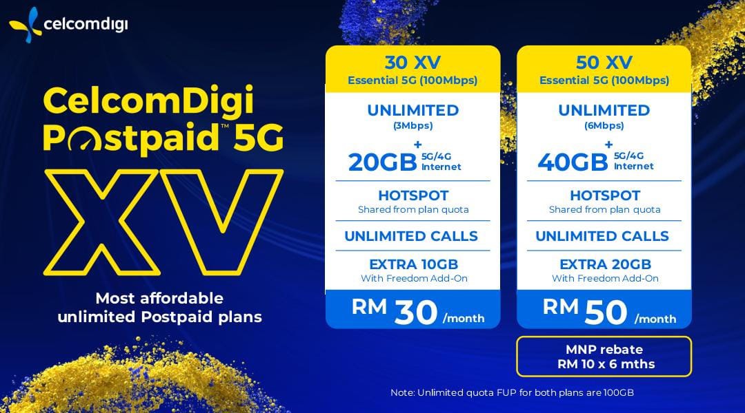 CelcomDigi Postpaid 5G XV New Plan, Mobile Phones & Gadgets, Mobile ... CelcomDigi Postpaid 5G XV New Plan, Mobile Phones & Gadgets, Mobile ...