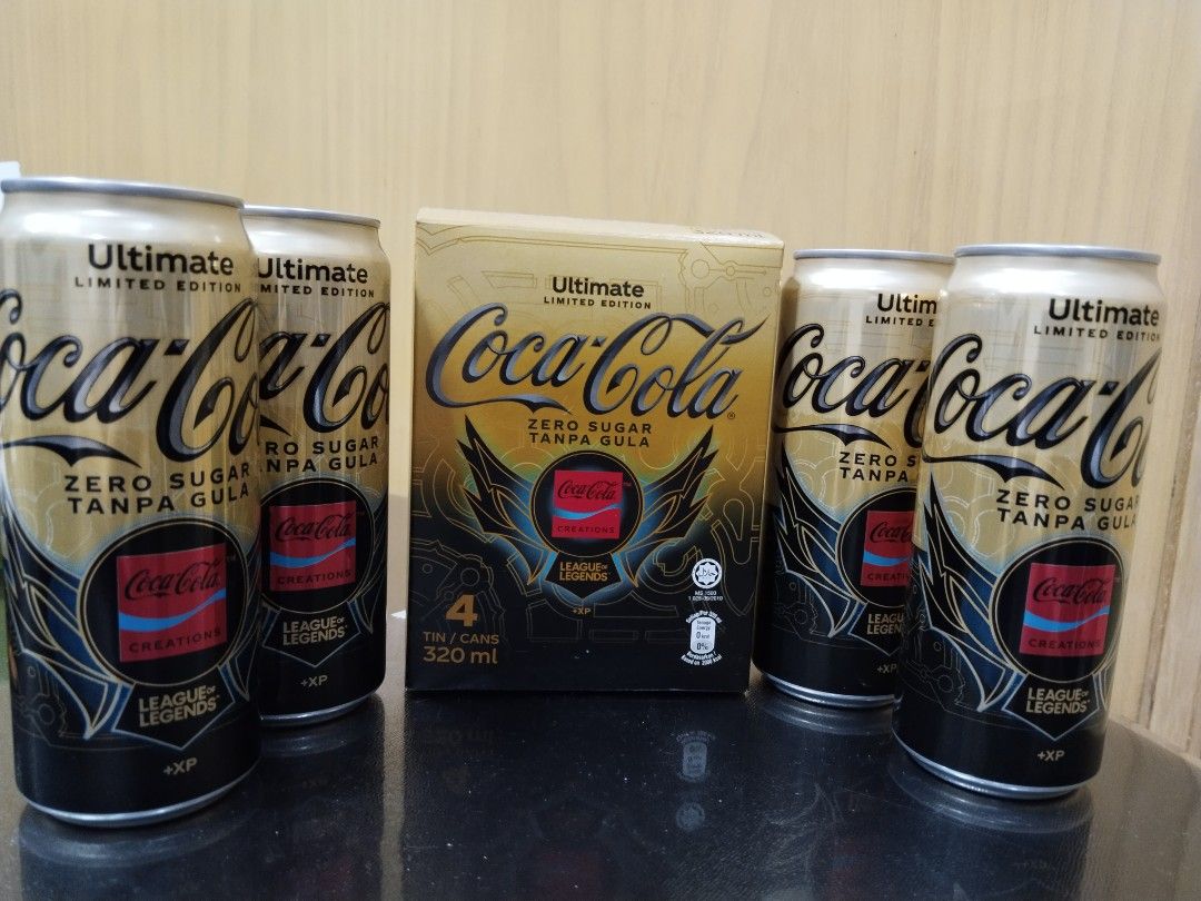 Coca-cola limited edition league of legends ( expired, for collection ...