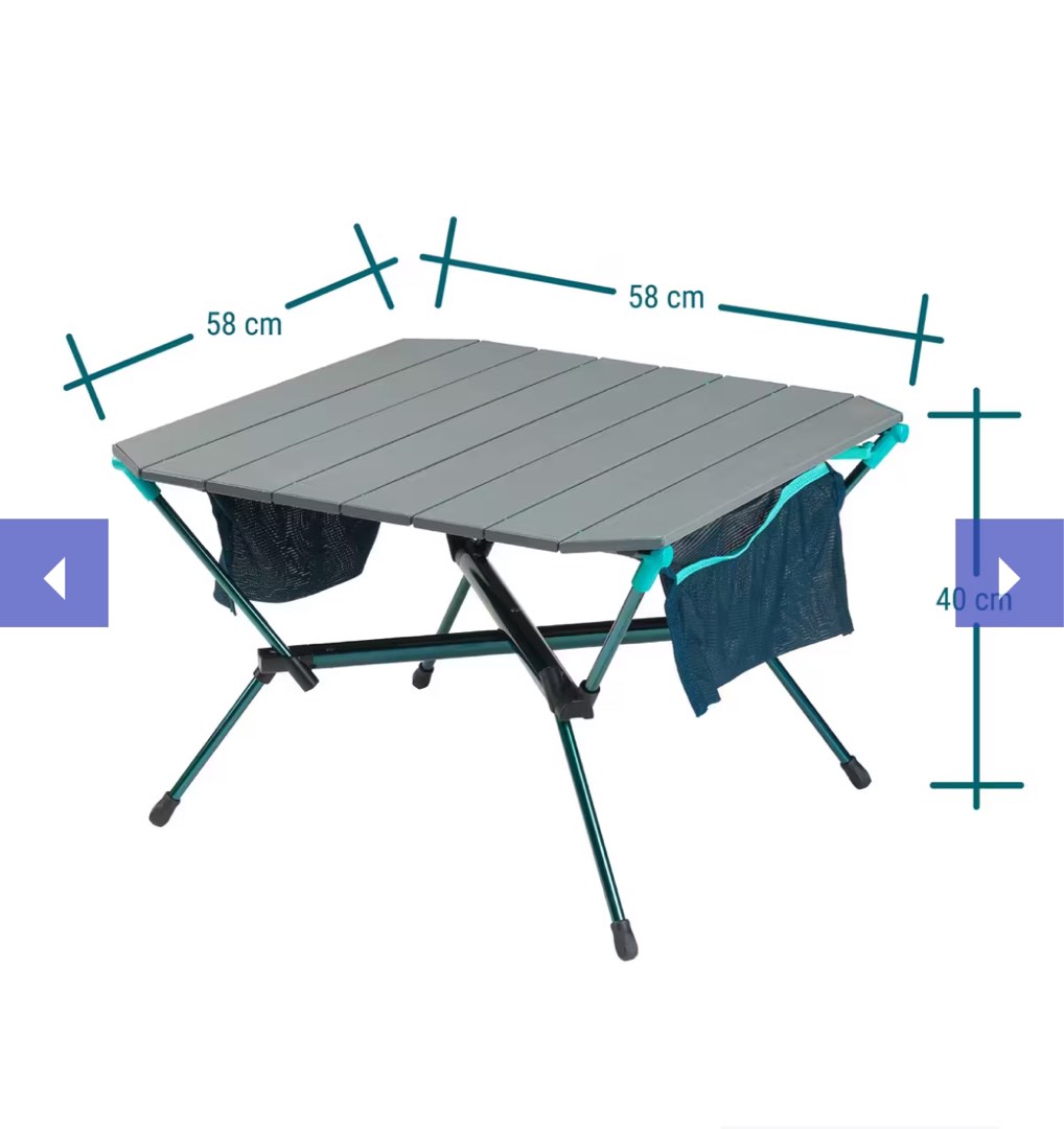 Decathlon FOLDING CAMPING TABLE - MH500, Sports Equipment, Hiking ...