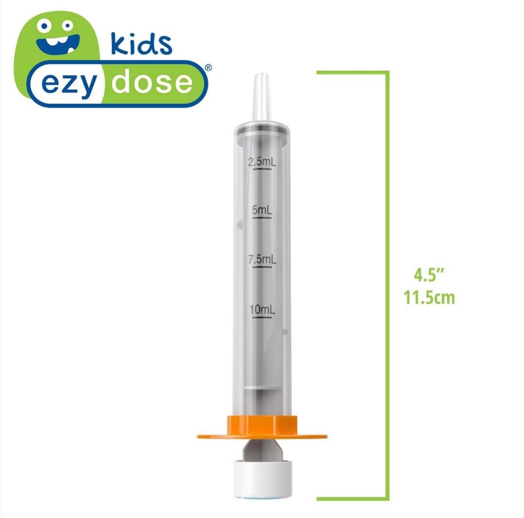 Ezy Dose Kids Baby Oral Syringe & Dispenser, Easy Design for Liquid ...
