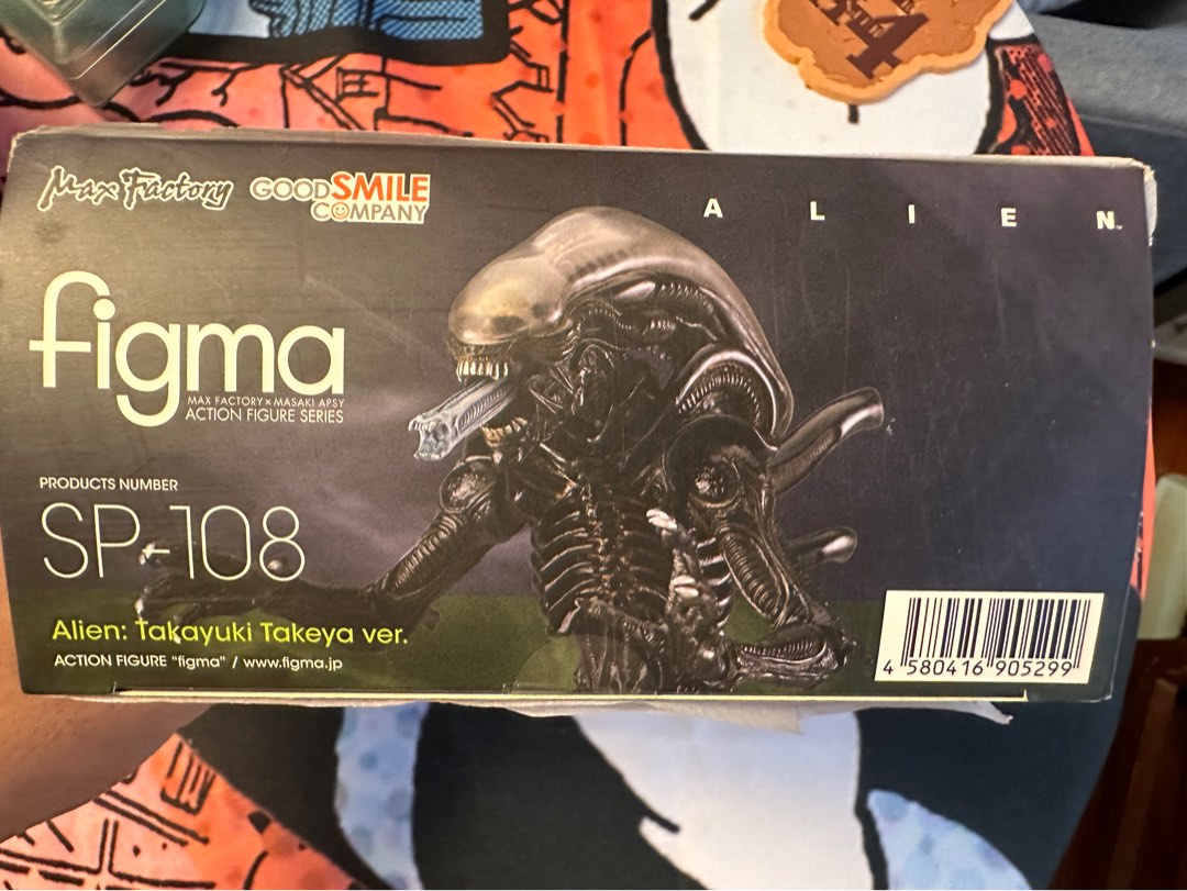 全新 日版 Figma Sp-108 竹谷隆之ver 異型 Alien 有雪梨紙, 興趣及遊戲, 玩具 & 遊戲類 - Carousell