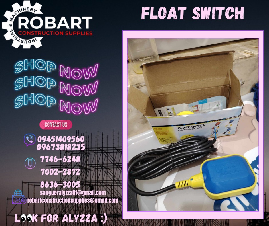 float switch, Commercial & Industrial, Construction Tools & Equipment on Carousell