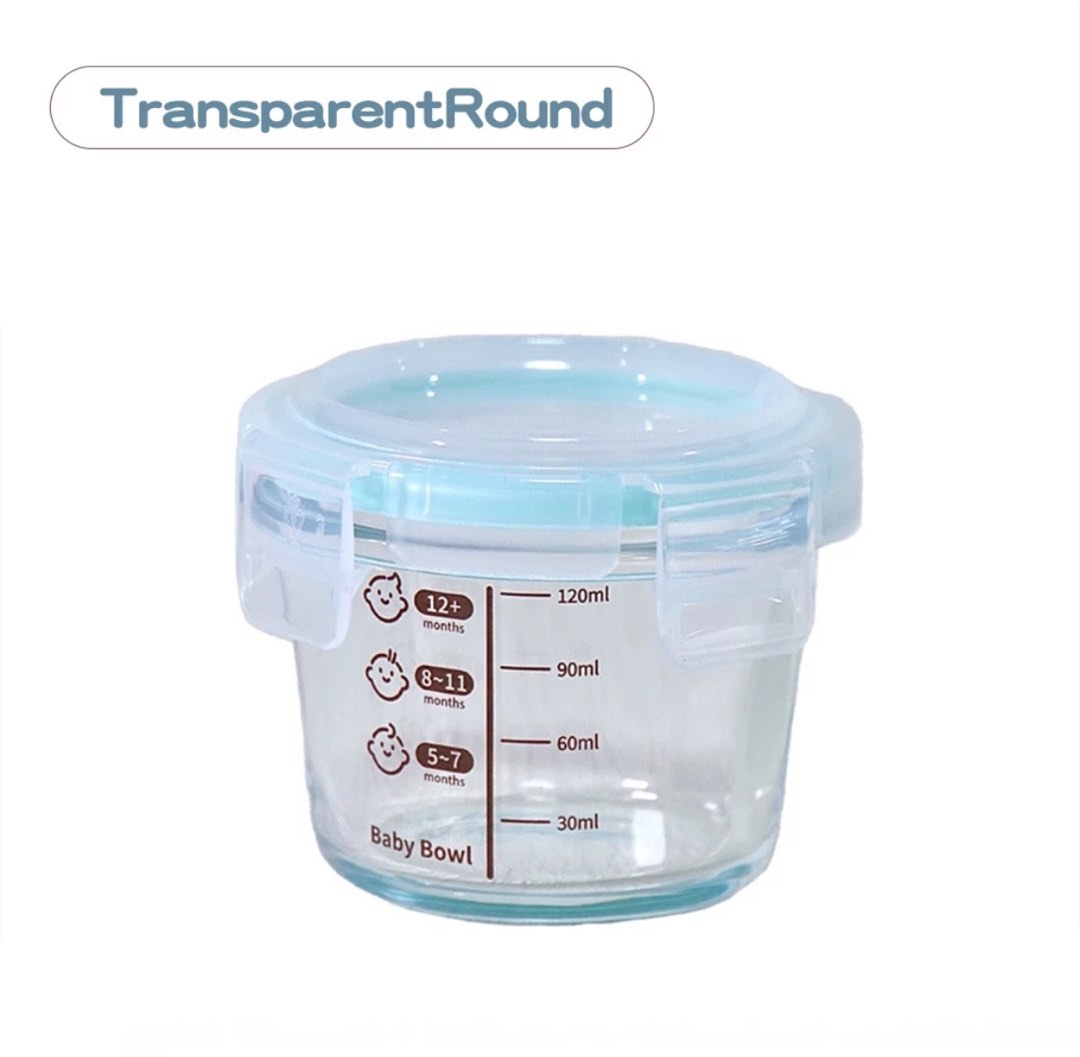 Food Box Glass Baby Food Storage Microwave Airtight Container, Babies ...