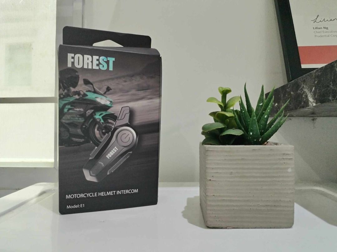 Forest Intercom Upgraded Bluetooth Helmet Headset with Intercom and ...