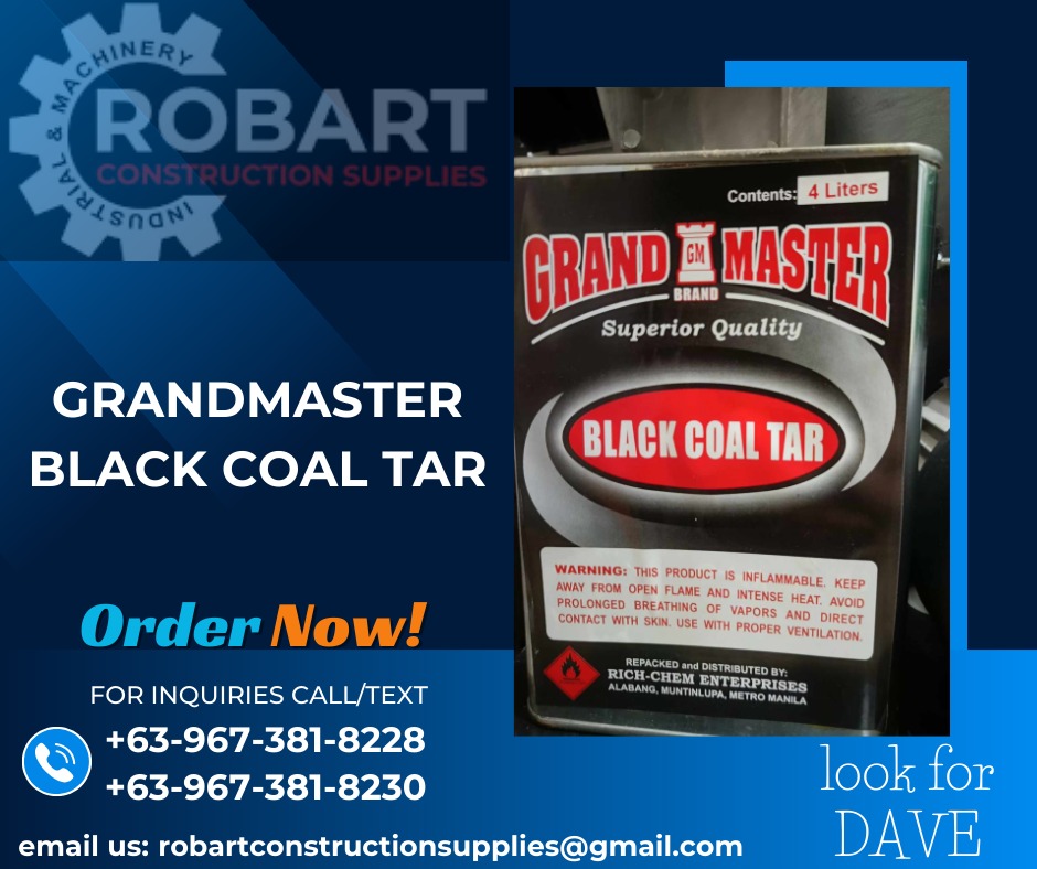 GRANDMASTER BLACK COAL TAR, Commercial & Industrial, Construction Tools ...