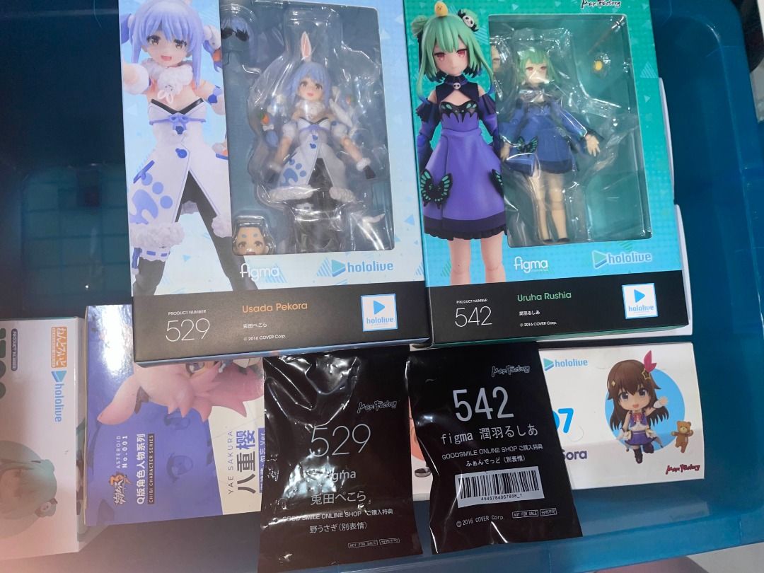 [$80-$100] GSC Bonus Hololive Figma Figure Uruha Rushia Usada Pekora ...