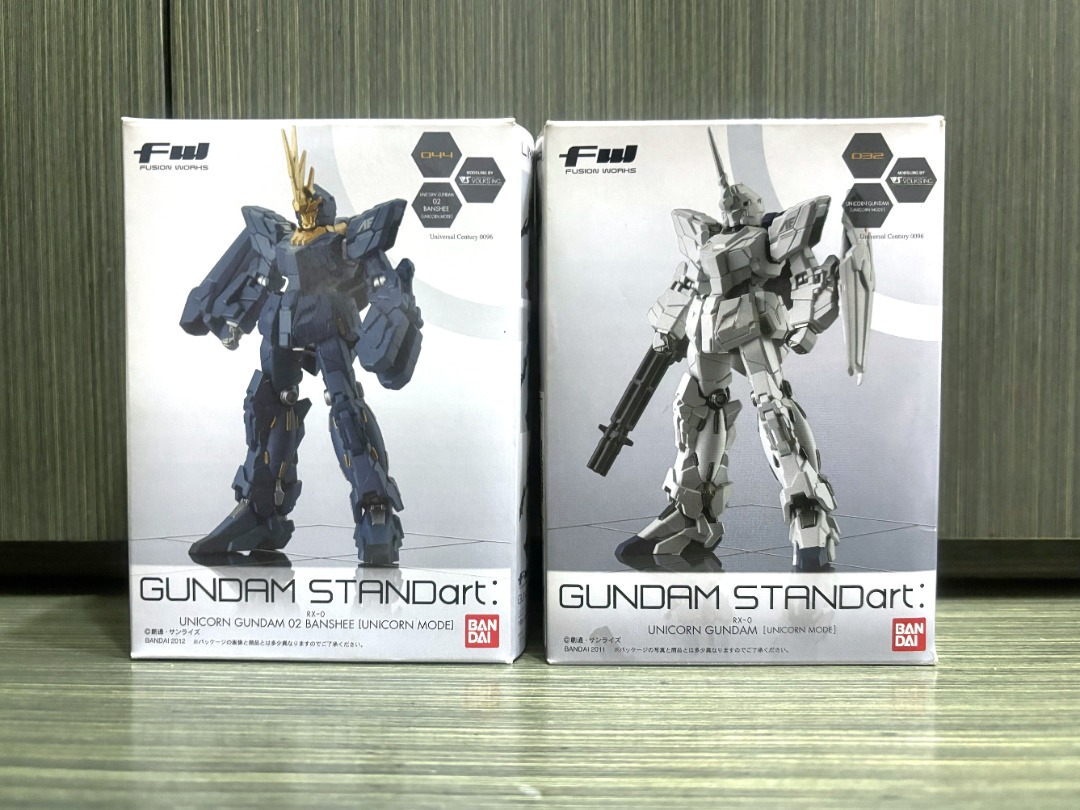 全新Gundam Stand 高達 UNICORN 獨角獸 & 女妖 胸像2盒 （留意交收程序）shf mse fw robot seed ...