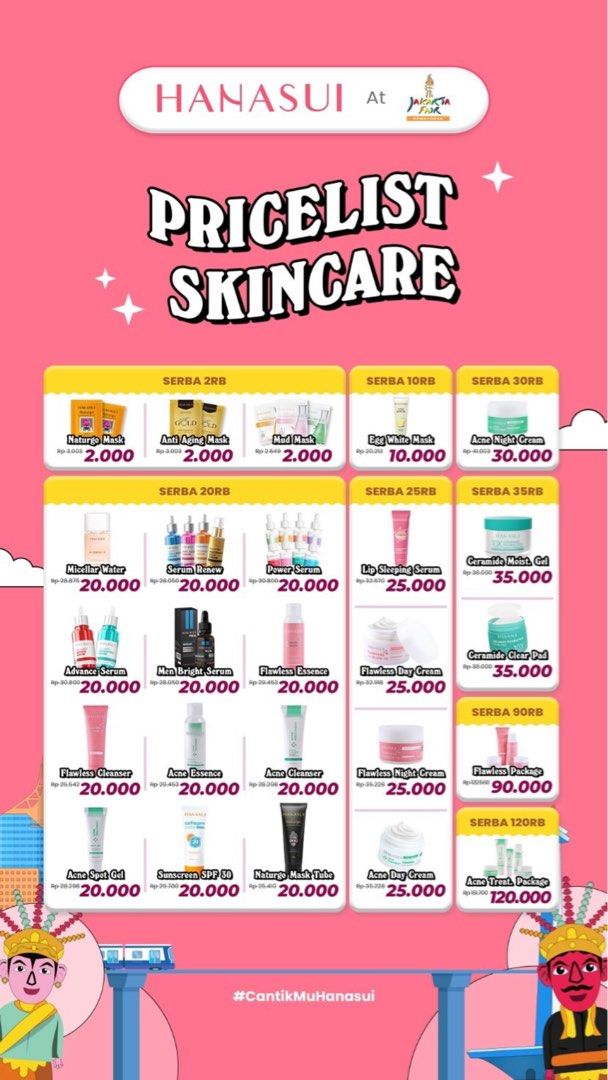 Hanasui - JASTIP PRJ Jakarta Fair Kemayoran 2024, Kesehatan ...