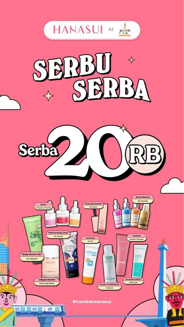 Hanasui - JASTIP PRJ Jakarta Fair Kemayoran 2024, Kesehatan ...