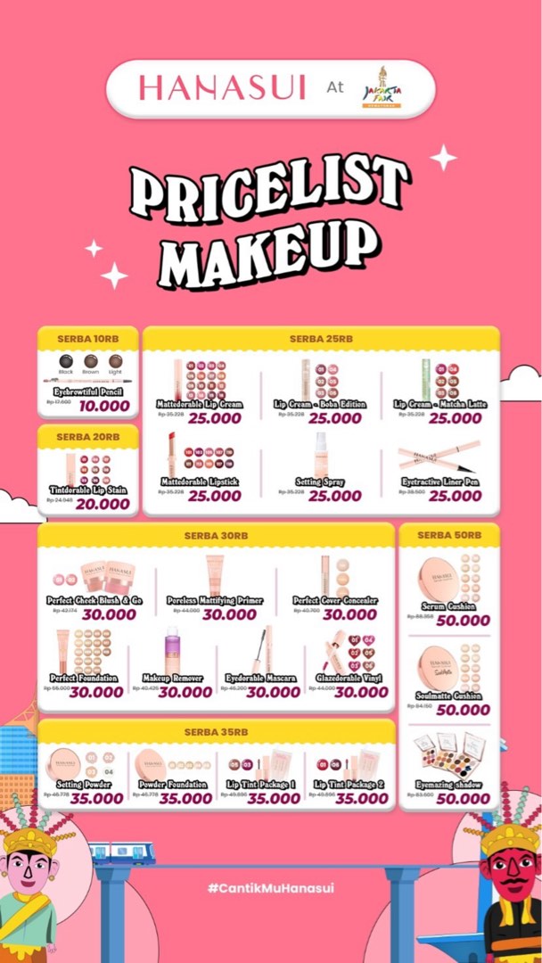 Hanasui - JASTIP PRJ Jakarta Fair Kemayoran 2024, Kesehatan ...