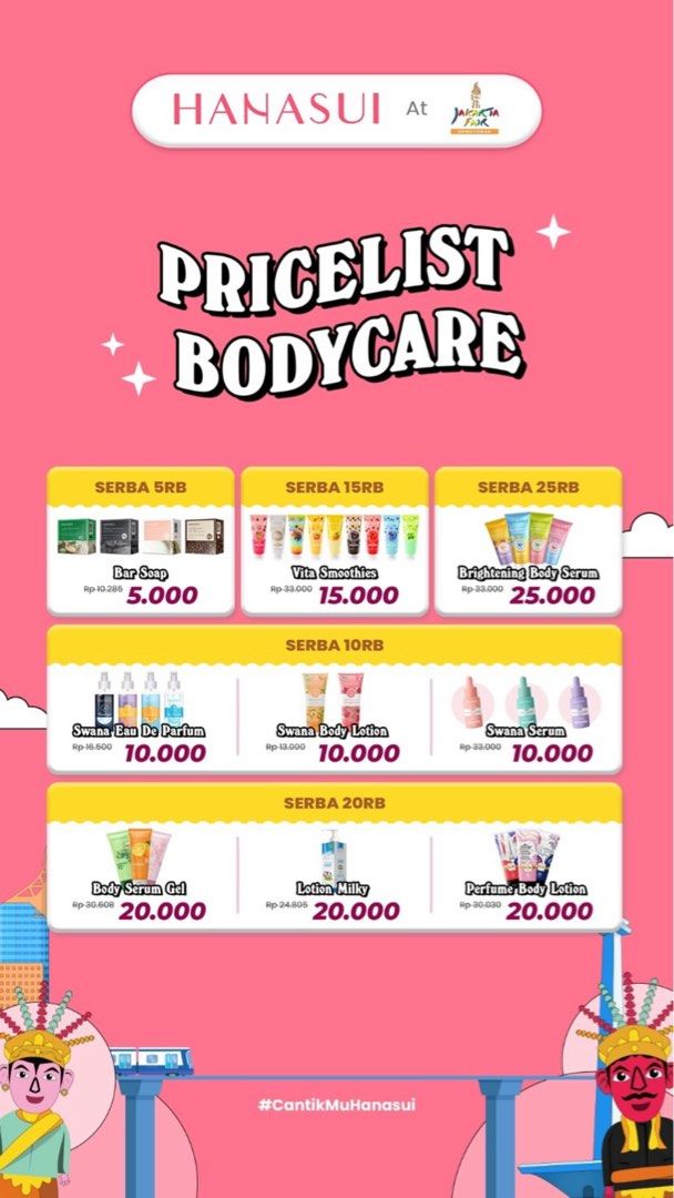 Hanasui - JASTIP PRJ Jakarta Fair Kemayoran 2024, Kesehatan ...