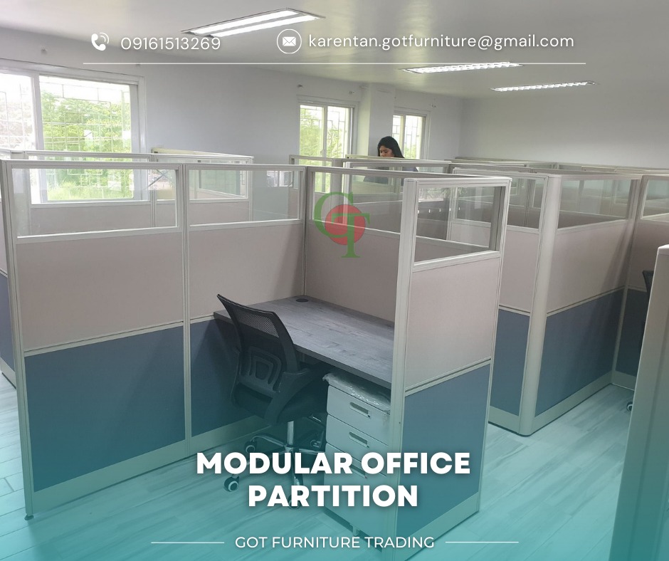 High Cubicle Partition | Modular Workstation | Office Table., Furniture ...