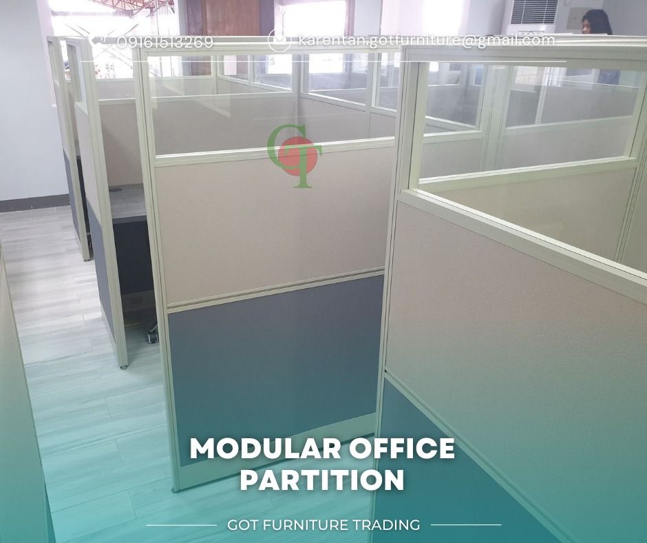High Cubicle Partition | Modular Workstation | Office Table., Furniture ...
