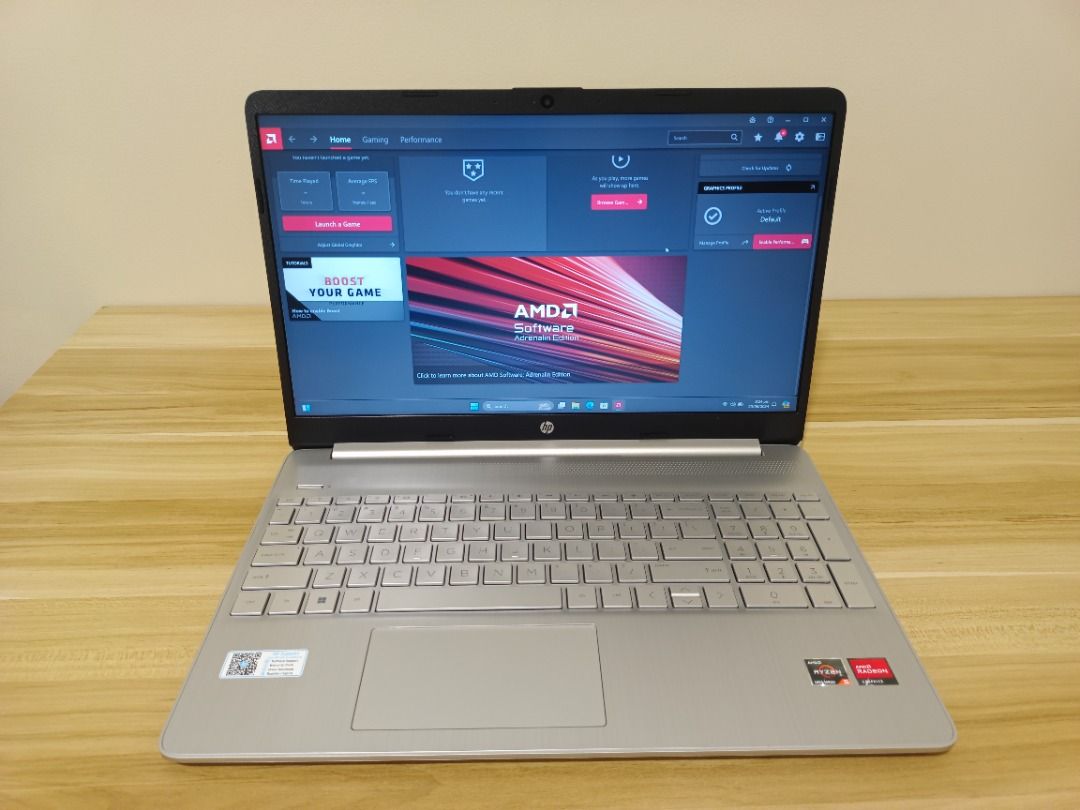 HP 15S Ryzen 5500u Amd Radeon Graphics 8GB 512GB FHD Entry Level Laptop ...