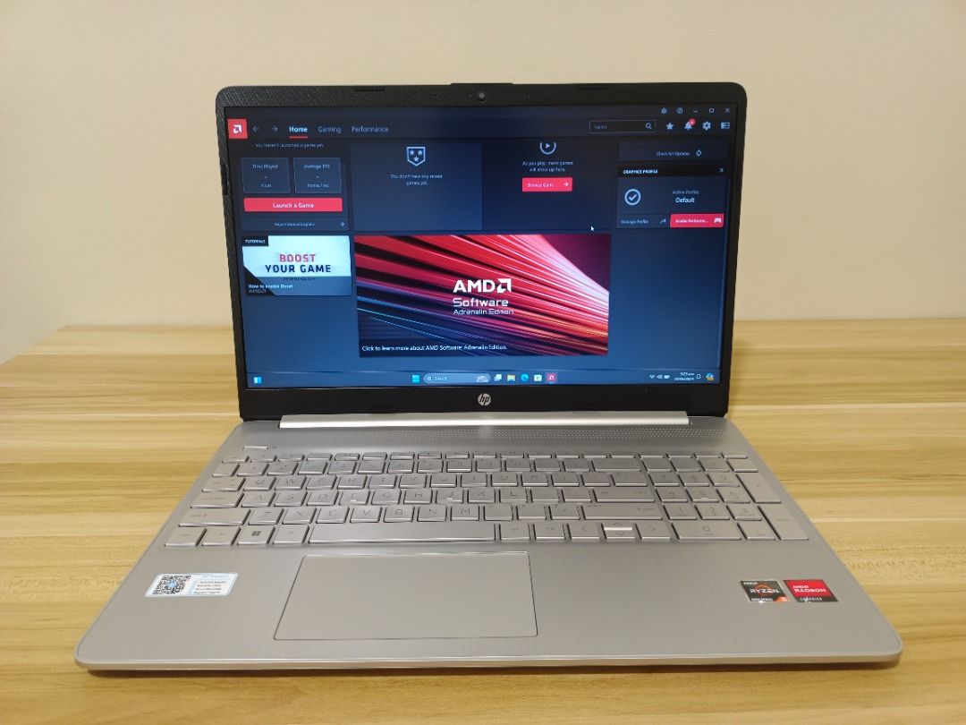 HP 15S Ryzen 5500u Amd Radeon Graphics 8GB 512GB FHD Entry Level Laptop ...