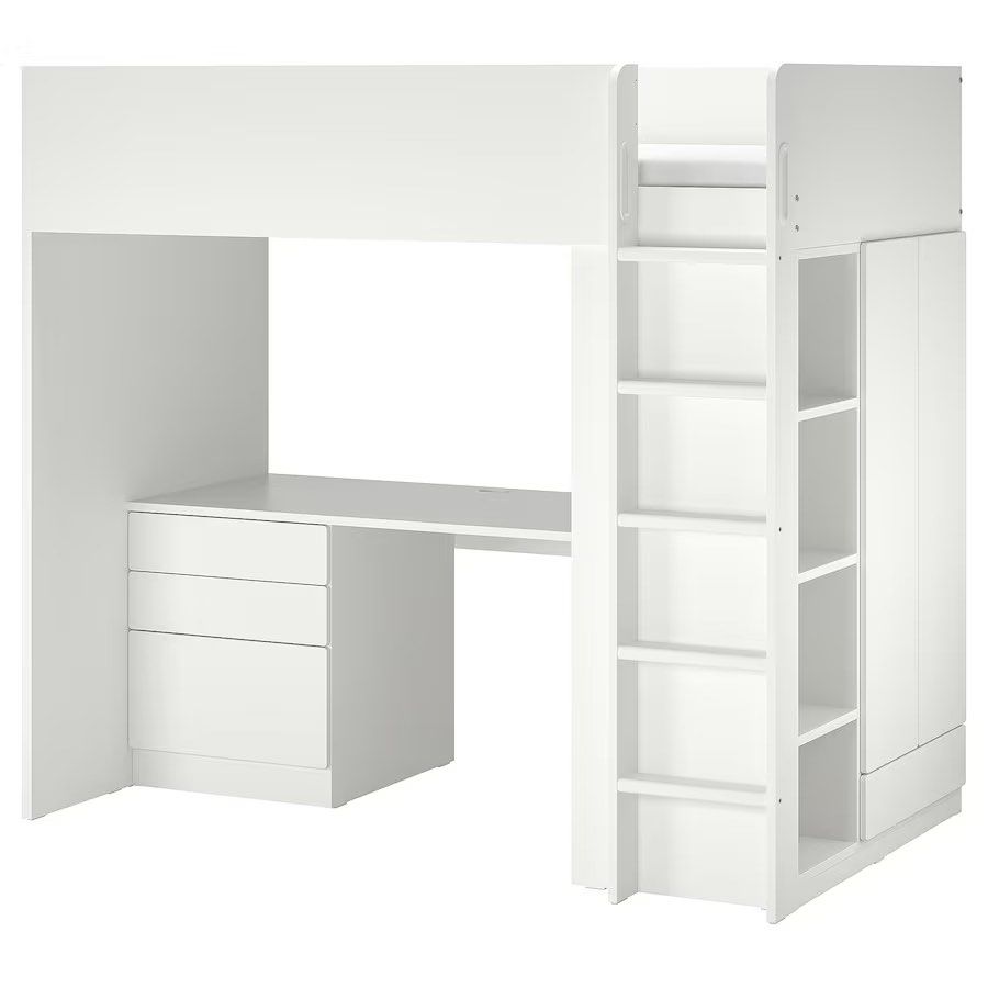IKEA STUVA FRITIDS Loaf Kids Bed 2 Drawers Katil Budak, Furniture ...