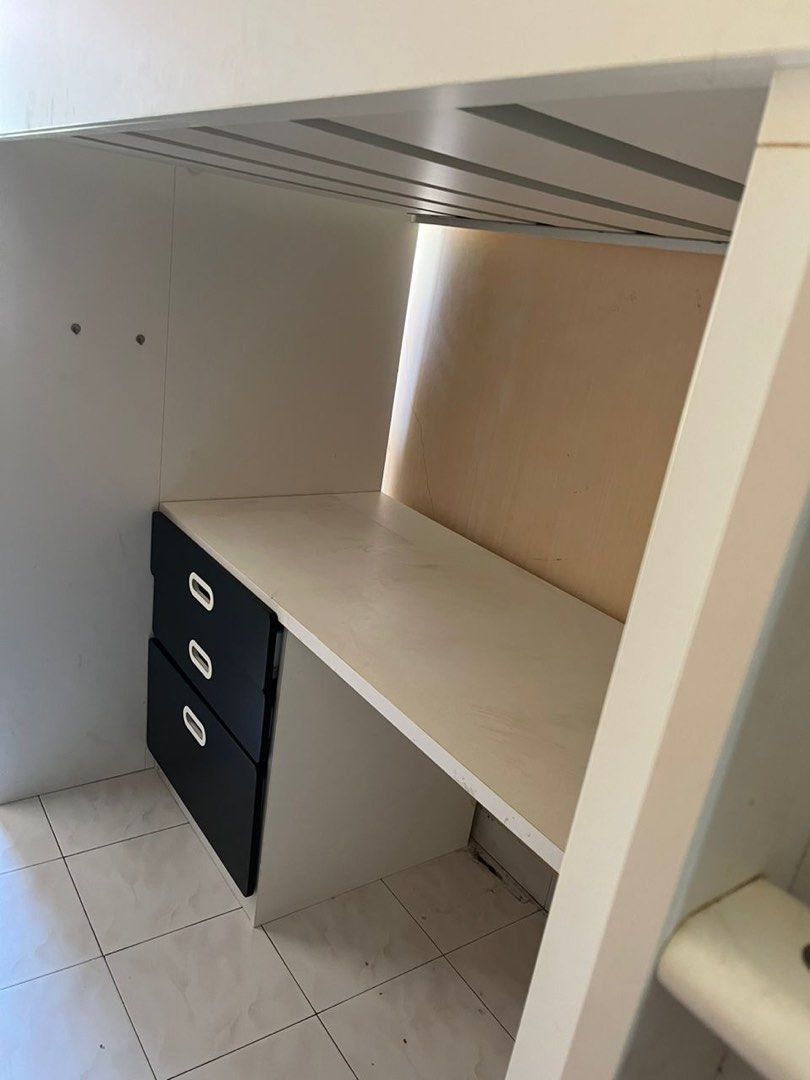 IKEA STUVA FRITIDS Loaf Kids Bed 2 Drawers Katil Budak, Furniture ...