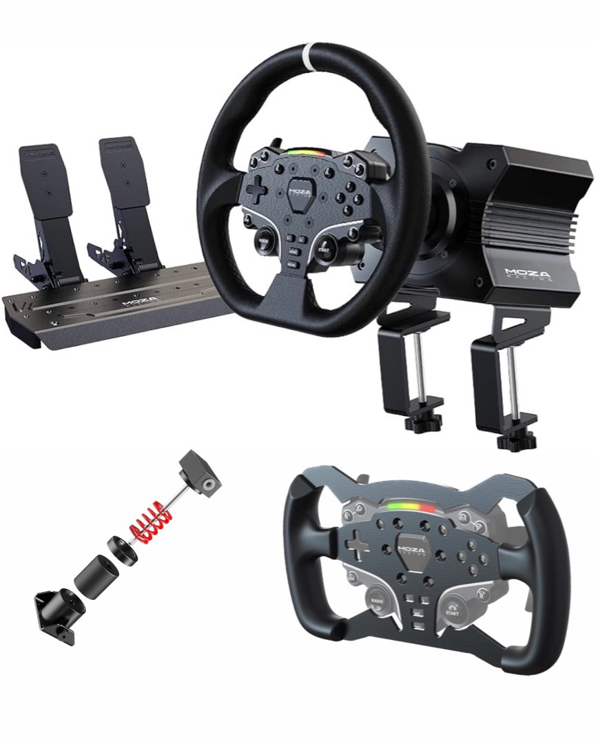 [IN WARRANTY] Moza R5 Bundle + ES Wheel Formula Mod + SR-P Lite Brake ...