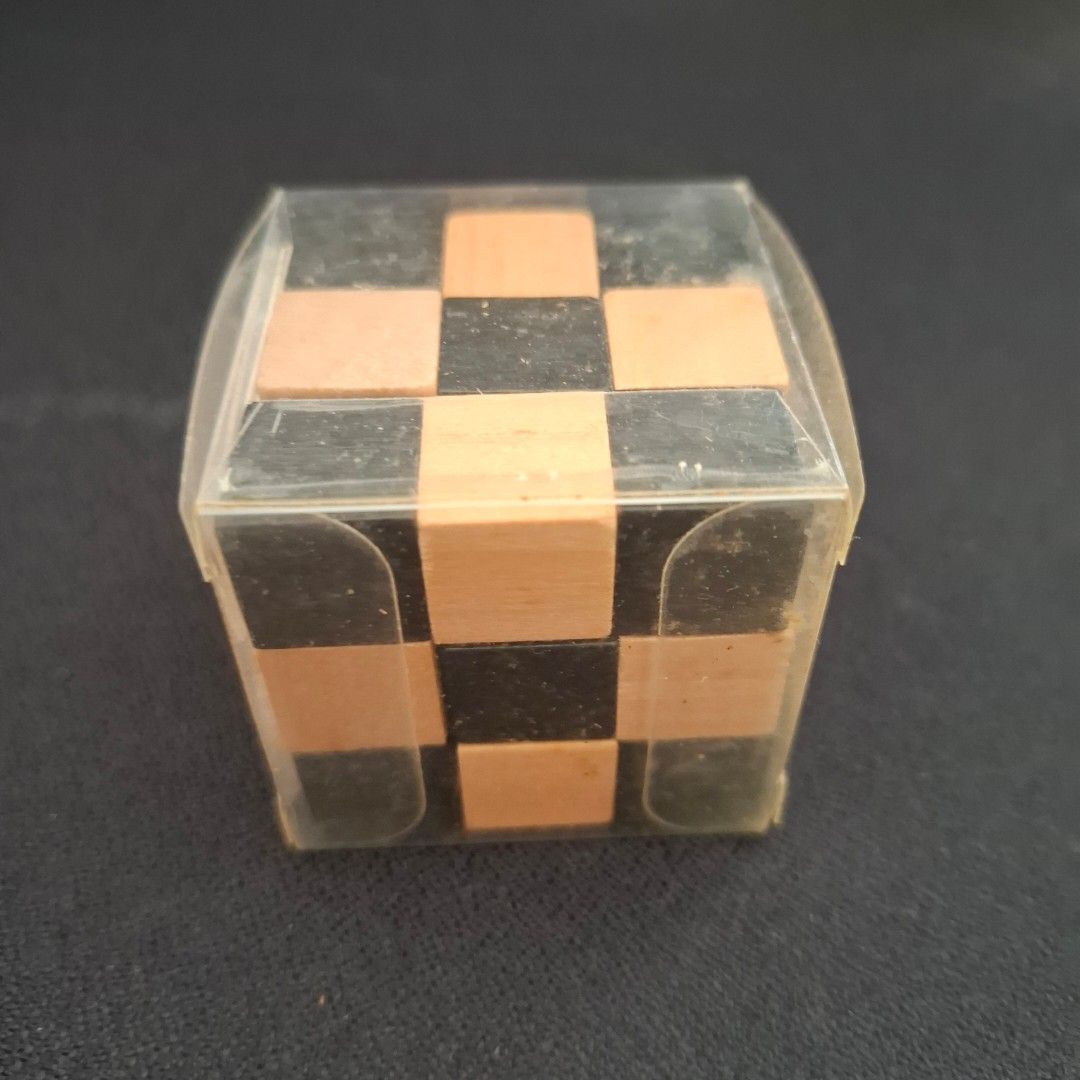 IQ Test - Wooden Cube, Hobbies & Toys, Toys & Games on Carousell