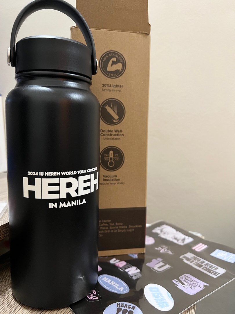 IU HEREH IN MANILA TUMBLER + STICKER SET | MNL Exclusive MD, Furniture ...