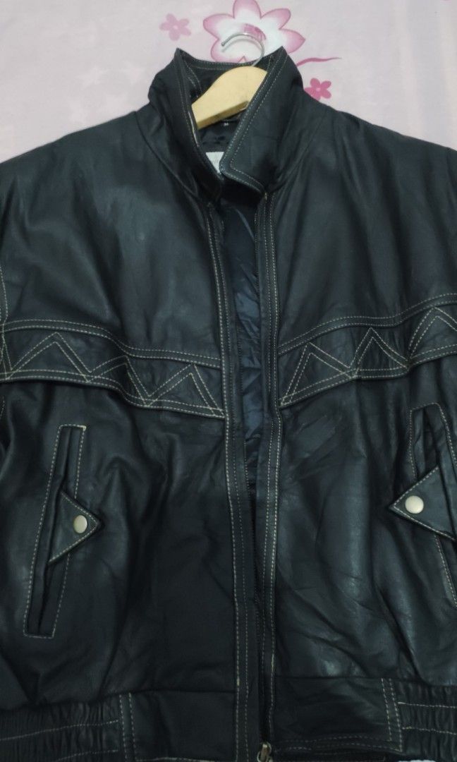 JAKET KULIT SAPI ORIGINAL , Leather jacket polite collection, Fesyen ...