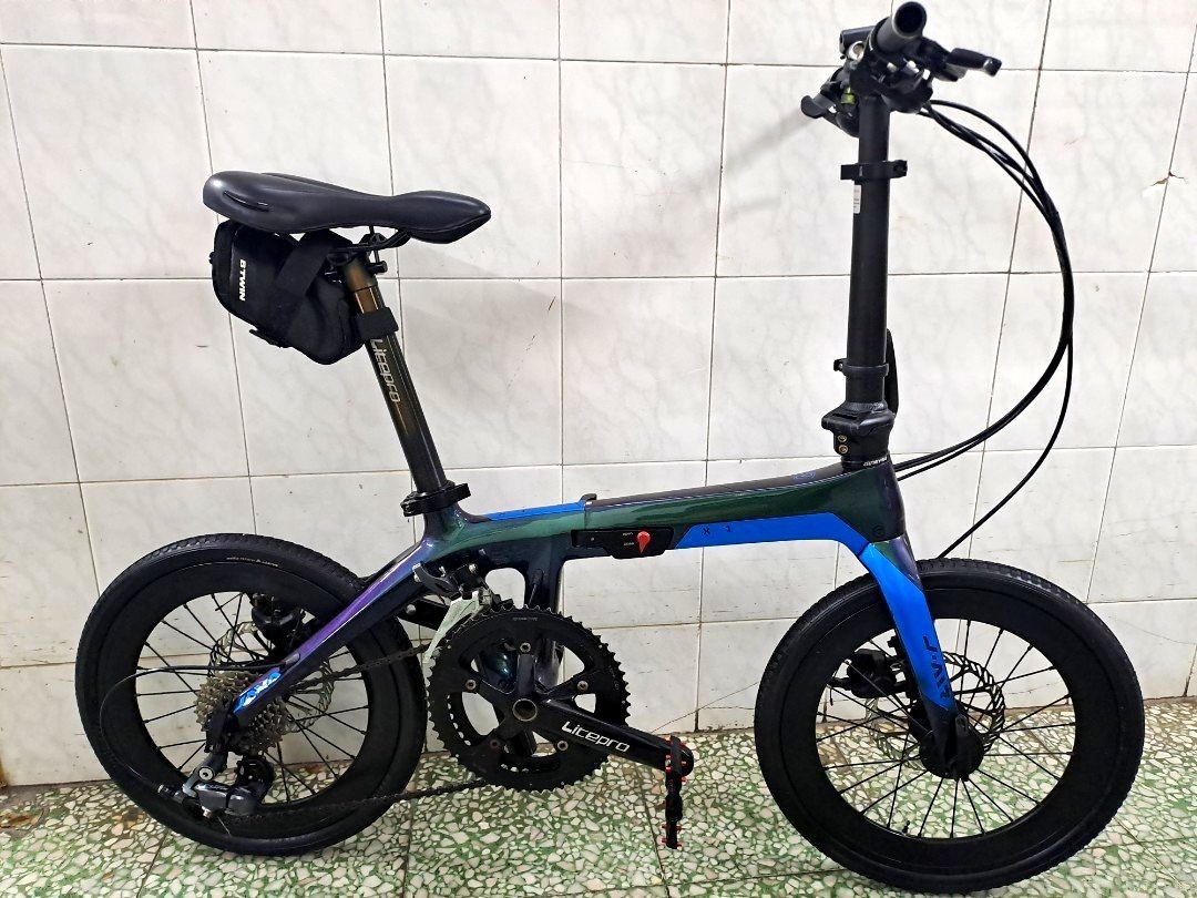 Java x1 carbon 碳架 變色龍 摺合單車 16吋 18S, 運動產品, 單車及配件, 單車 - Carousell