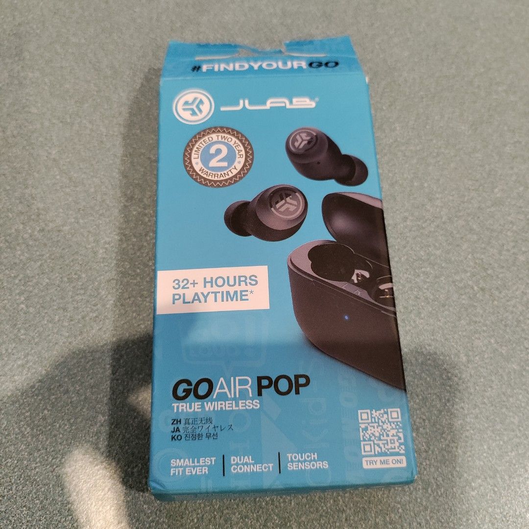 JLab GO Air POP True Wireless Earbuds, Audio, Earphones on Carousell