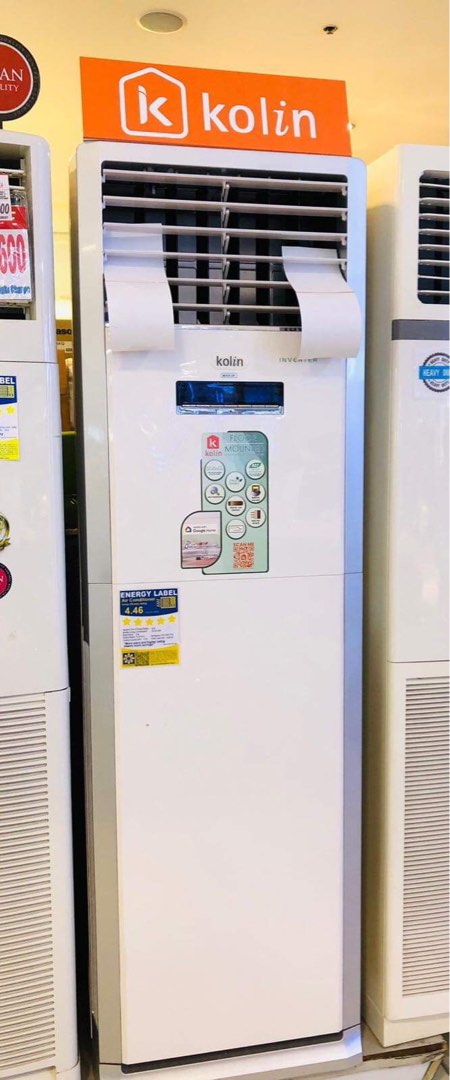 KOLIN FLOOR MOUNTED NON INVERTER AND INVERTER AIR CONDITIONER, TV ...