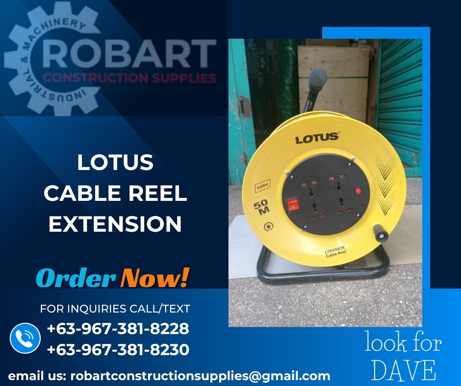 LOTUS CABLE REEL EXTENSION, Commercial & Industrial, Construction Tools ...