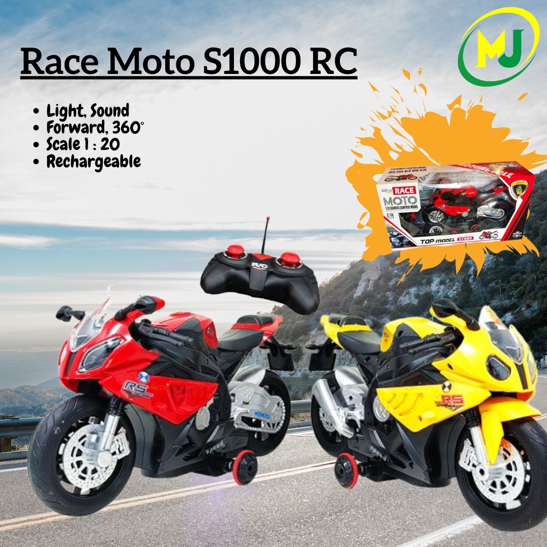 Mainan Anak Remote Control Motor GP S1000, Toys & Collectibles, Mainan ...