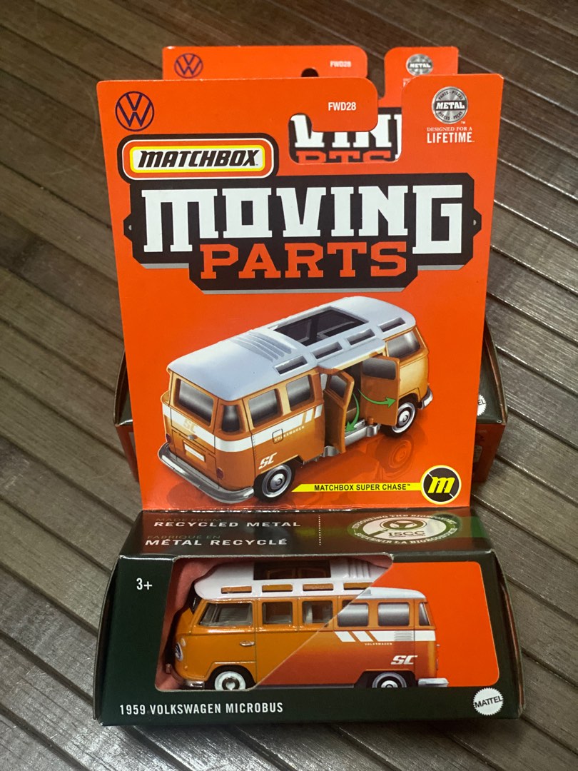 Matchbox Moving Parts 1959 Volkswagen Microbus Super Chase, Hobbies ...