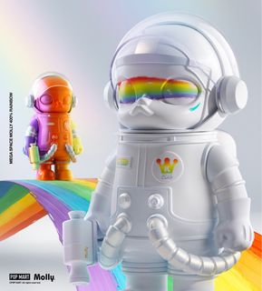 Popmart MEGA Space Molly Graffiti 5th Anniversary 400%, Hobbies & Toys ...