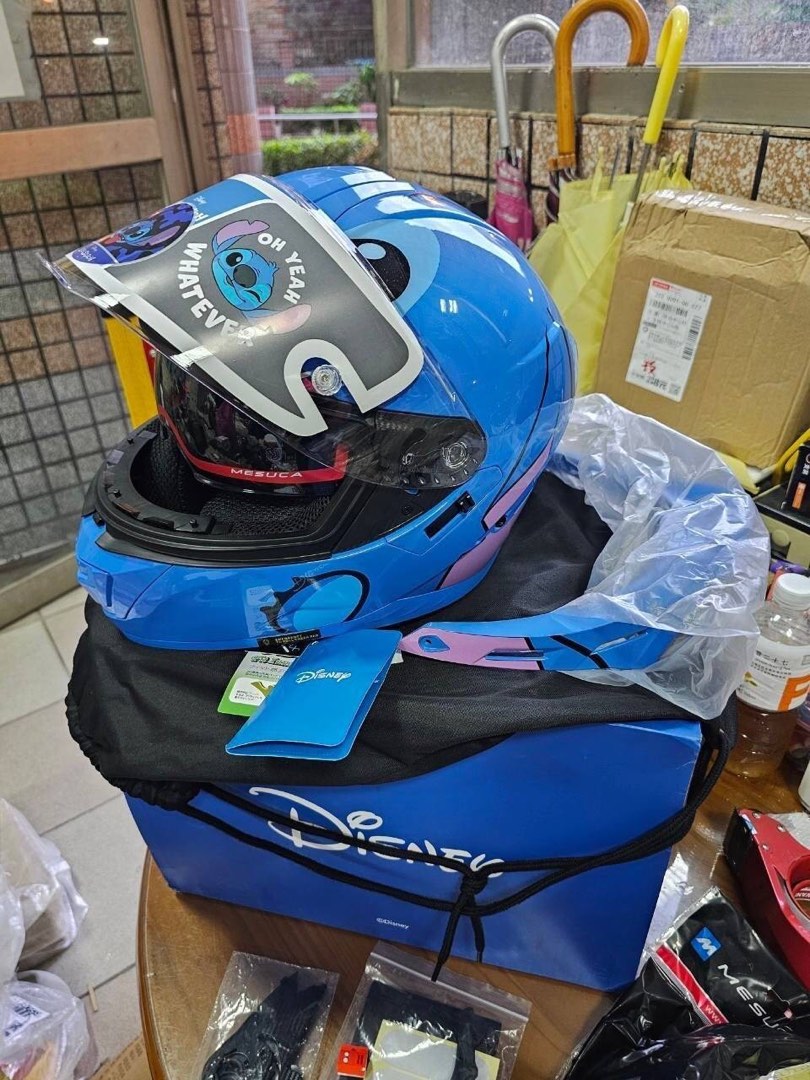 MESUCA X Disney STITCH full face dual visor helmet for men and women ...