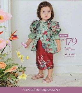Emma Basic Mini Kebaya Minaz, Babies & Kids, Babies & Kids Fashion on ...