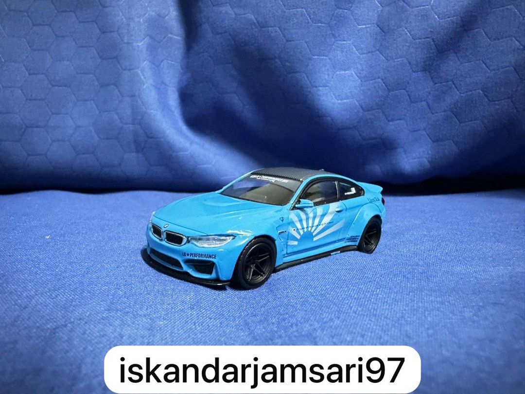 Mini GT LBWK BMW M4 “Baby Blue”, Hobbies & Toys, Toys & Games on Carousell