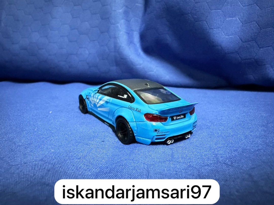 Mini GT LBWK BMW M4 “Baby Blue”, Hobbies & Toys, Toys & Games on Carousell