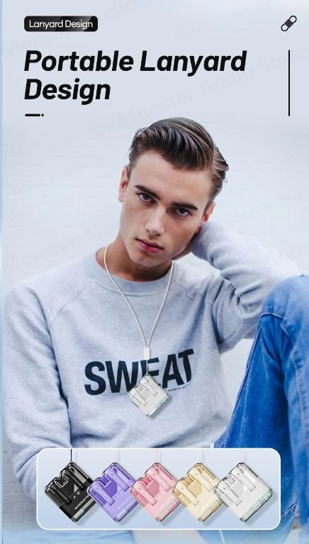 Monster XKT12 Gaming Earphones Bluetooth 5.3 TWS Wireless Headset HIFI ...