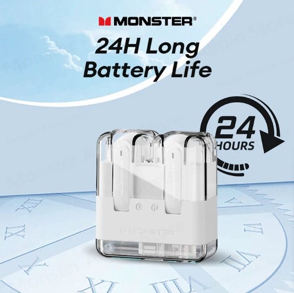 Monster XKT12 Gaming Earphones Bluetooth 5.3 TWS Wireless Headset HIFI ...