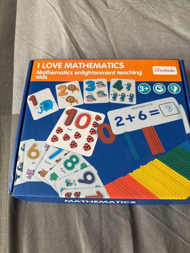 Montessori Mathematics Early Education Kids Learning Wooden Sticks ...