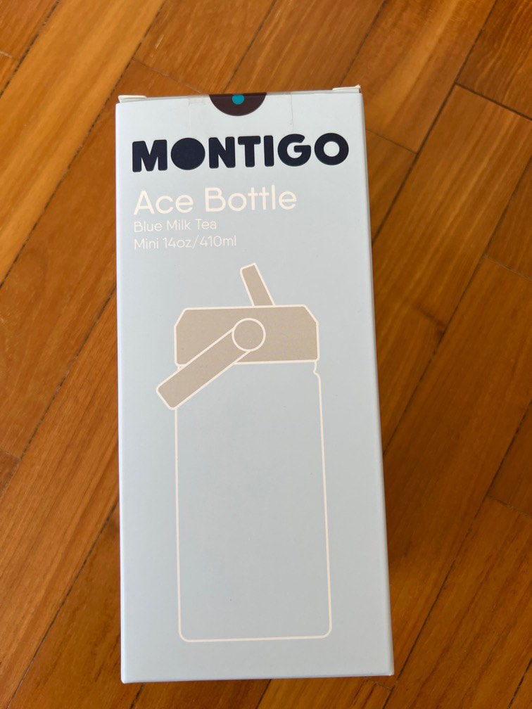 Montigo pastel ace bottle mini blue milk tea, Furniture & Home Living ...