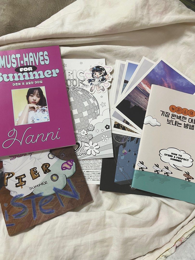 NEWJEANS GET UP ALBUM BEACH BAG HANNI VERSION WITH PC KPOP , Hobbies ...